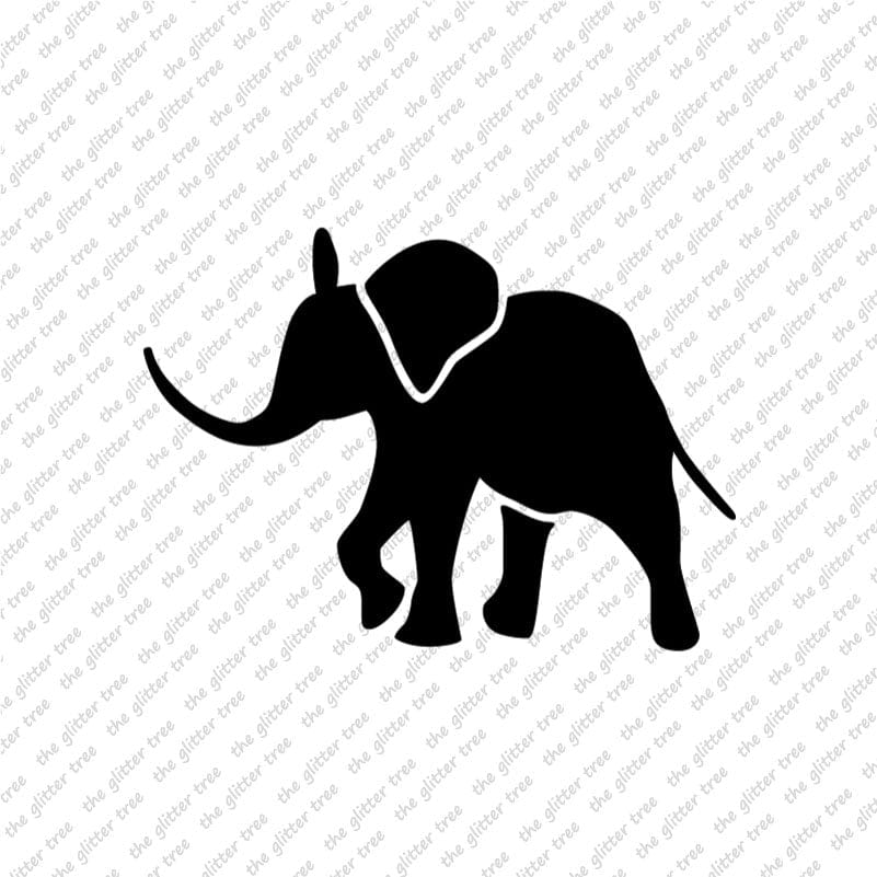 Elephant Stencil - Ideal For Glitter Tattoos – The Glitter Tree