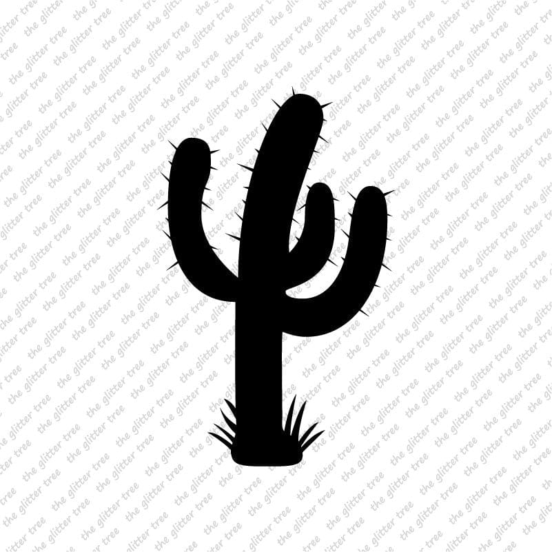 Cactus Stencil – The Glitter Tree
