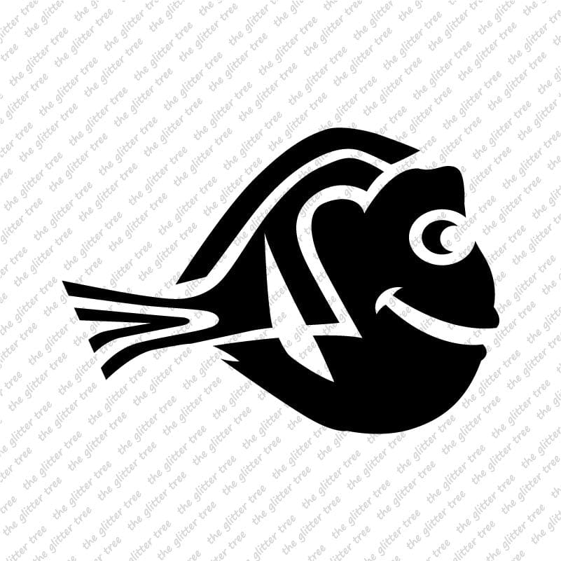 Damselfish Stencil – The Glitter Tree