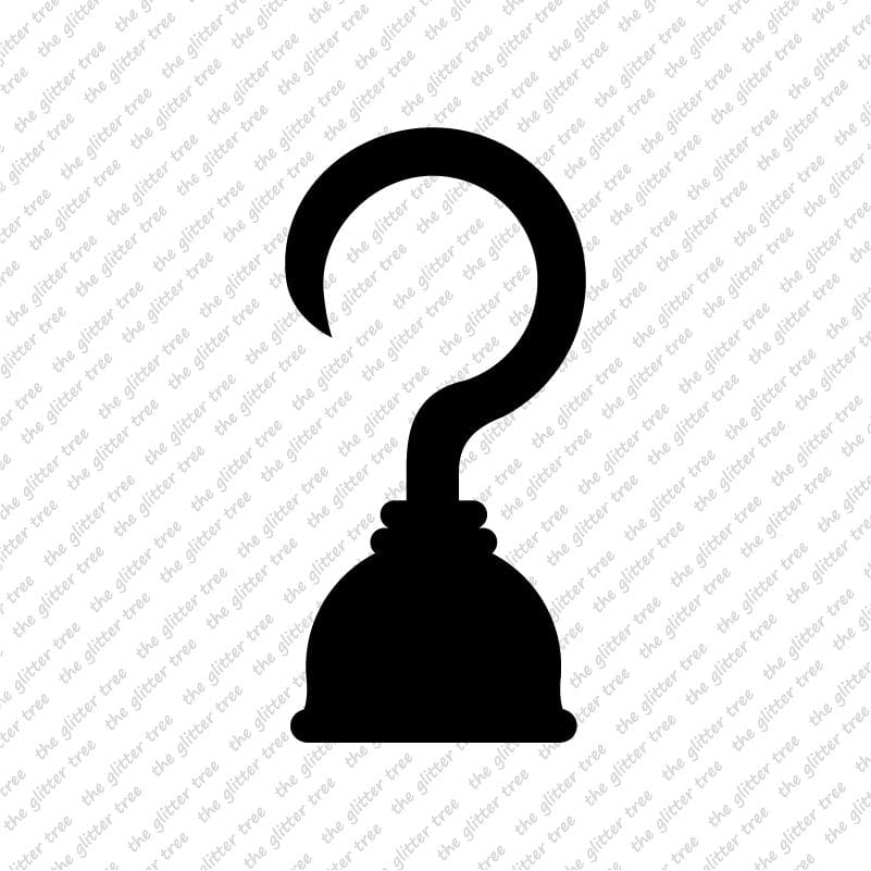 Hook Stencil – The Glitter Tree