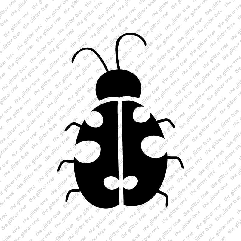 Ladybird Stencil – The Glitter Tree