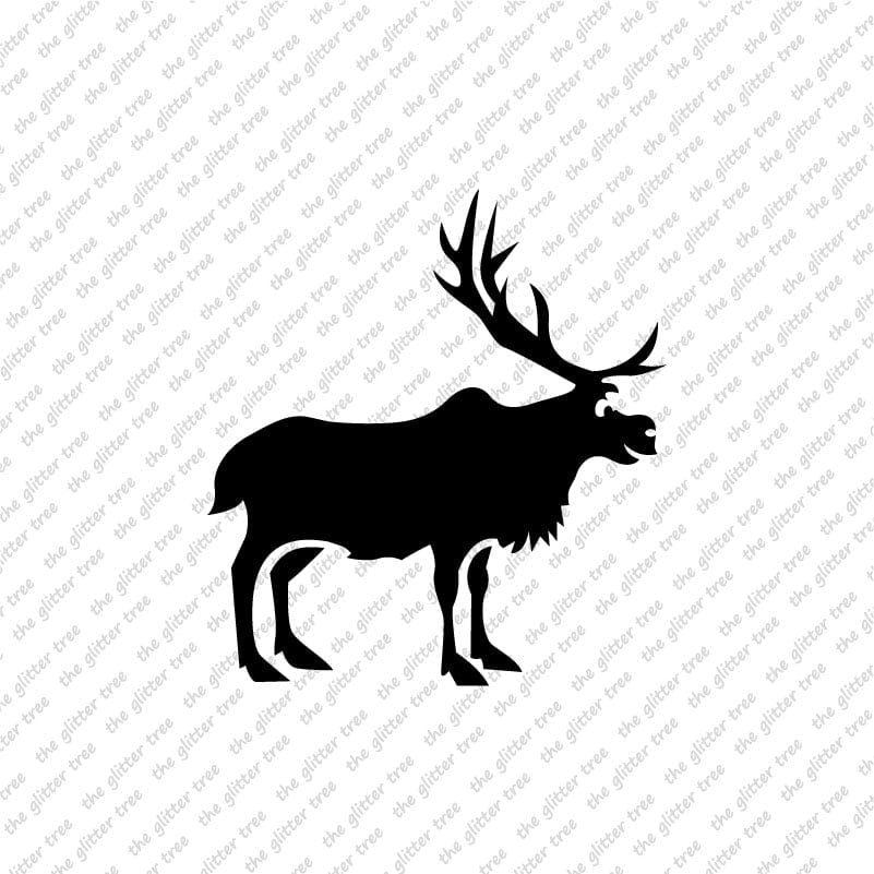Moose Stencil – The Glitter Tree