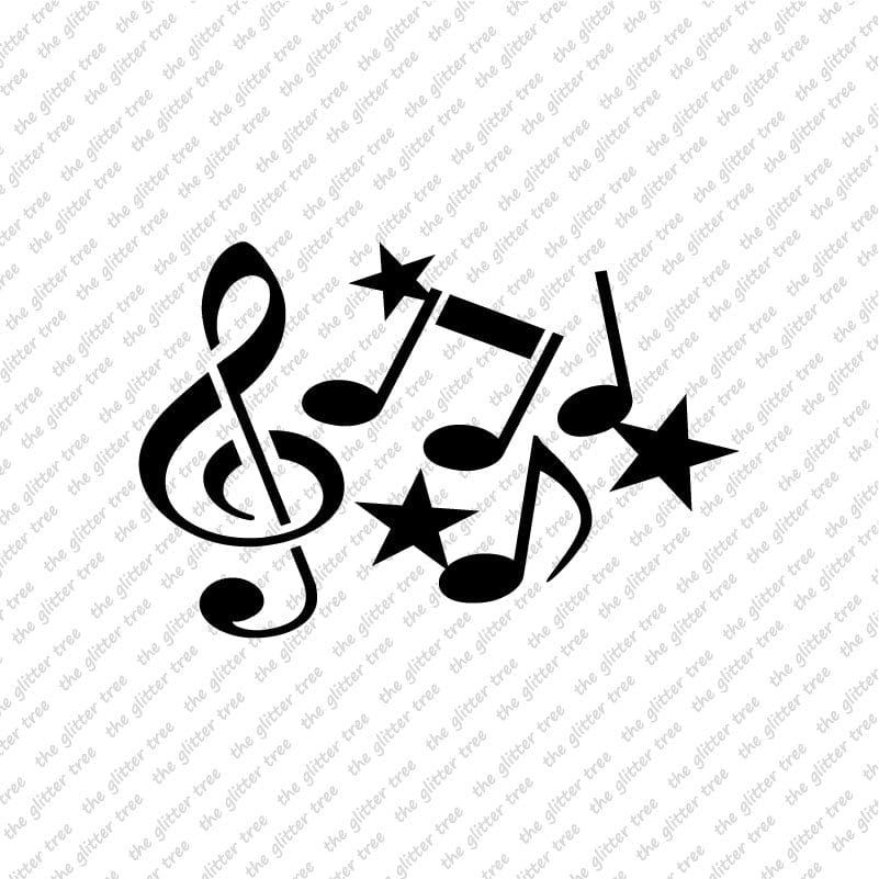 Musical Note Symbol Stencil 7,400+ Musical Note Template Stock Photos,