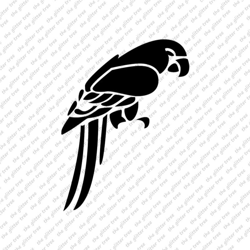 Parrot Stencil - Ideal For Glitter Tattoos – The Glitter Tree